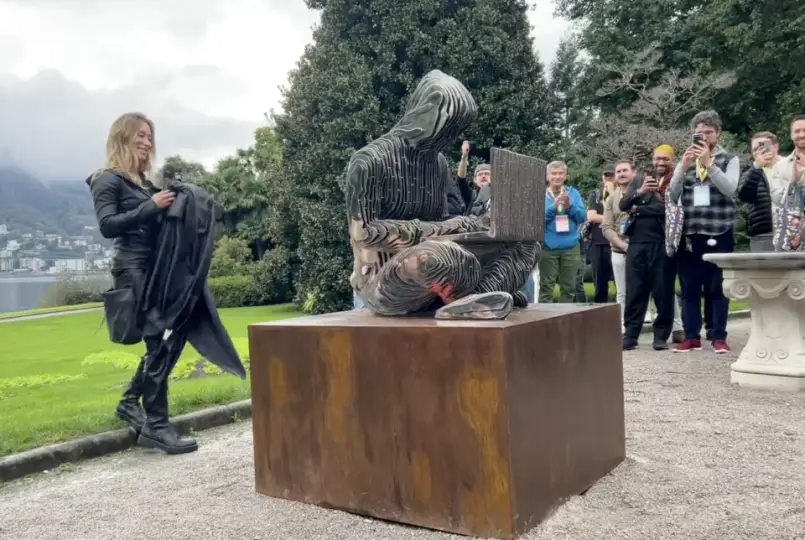 Statue of Satoshi Nakamoto unveiled in Lugano, Switzerland - World ...